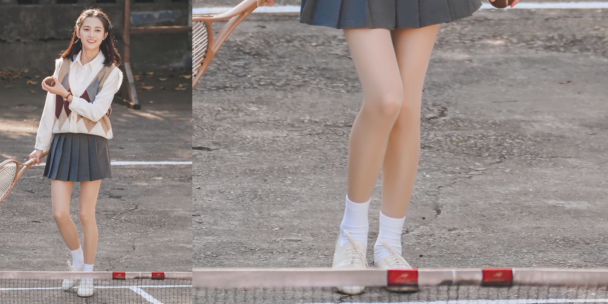 陈钰琪-肉色连裤袜-jk-短裙-百褶裙-白袜 | 星丝网ssss1234